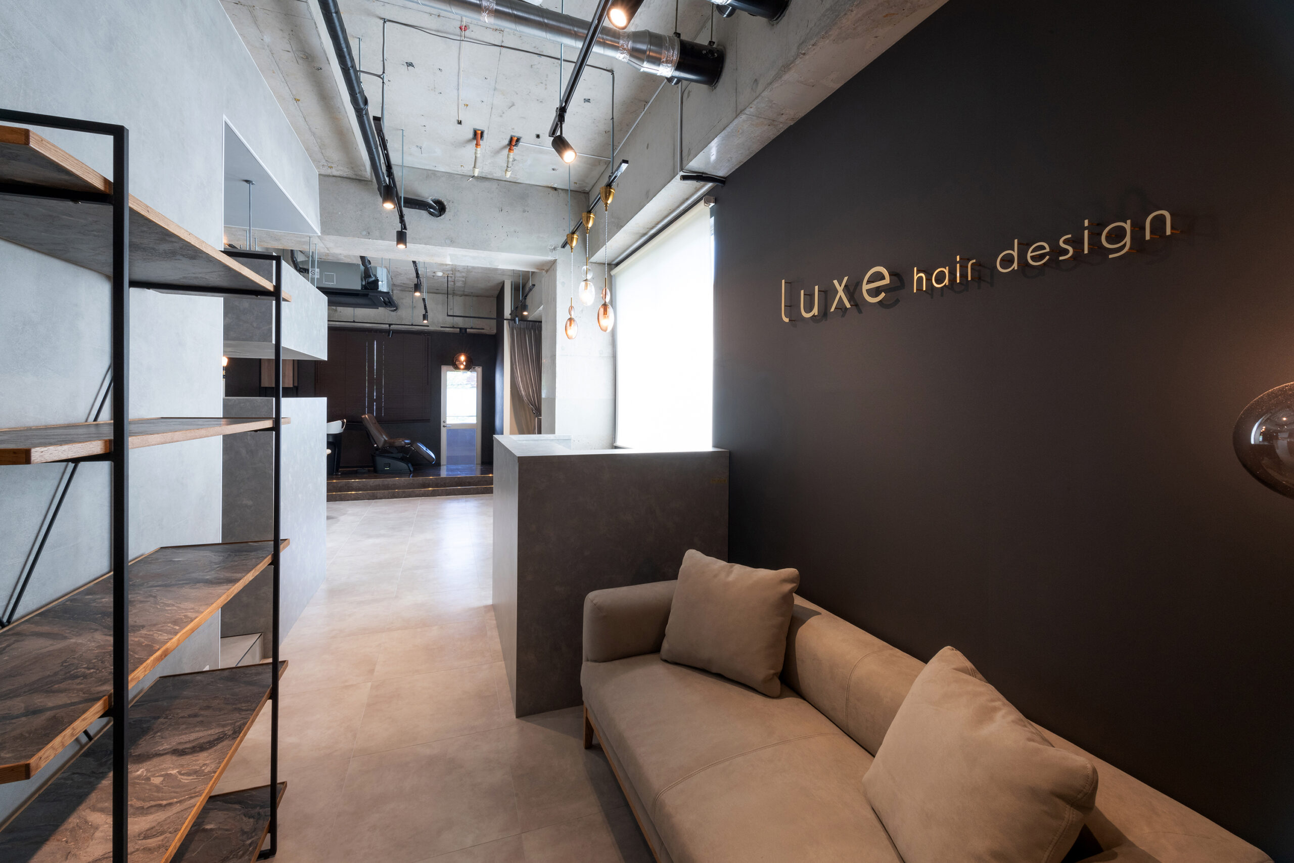 luxe hair design | 株式会社ダリアート（DARIART）|福岡・九州の美容室／ヘアサロン・歯科医院の店舗デザイン